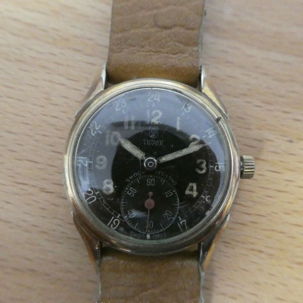 Tudor Gold plated watch Calibre 59 - Very Unique Dial | WatchCharts