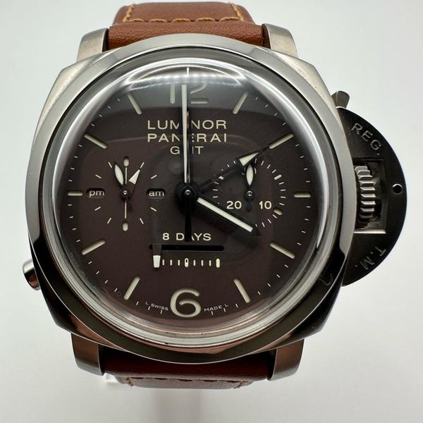 Panerai 311 Luminor GMT 1950 Titanium Chrono Monopulsante 8 Day ...