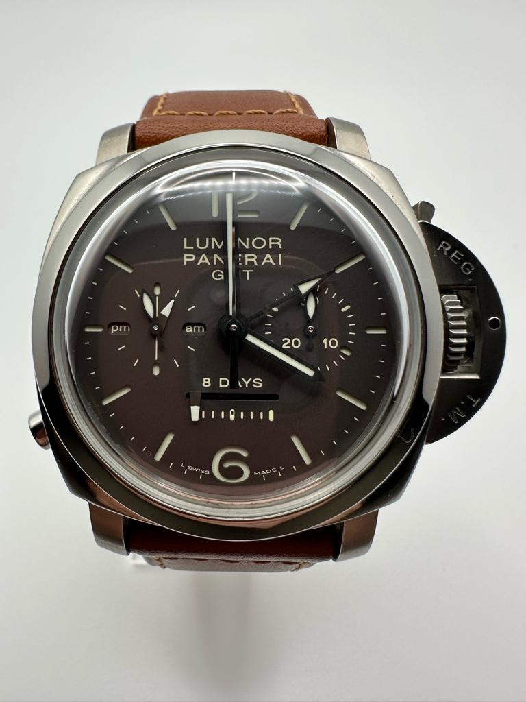 Panerai 311 Luminor GMT 1950 Titanium Chrono Monopulsante 8 Day ...