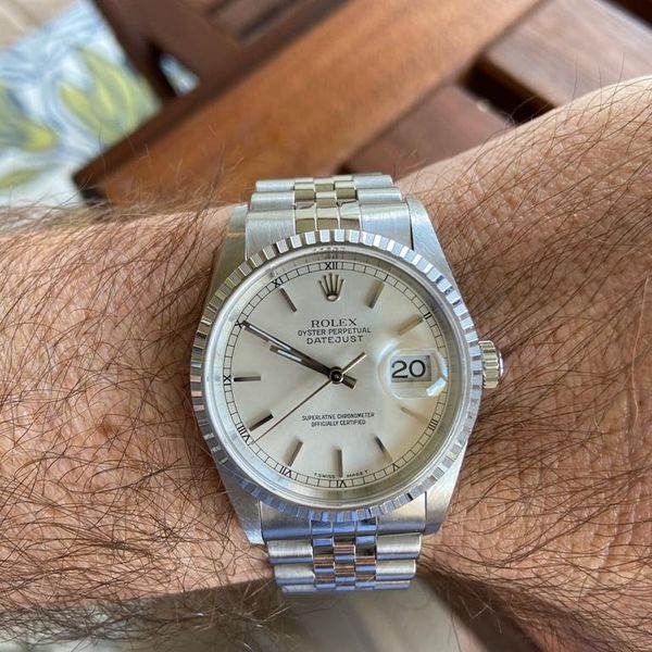 FS Rolex Datejust 16220 Full Kit Box and Papers | WatchCharts Marketplace