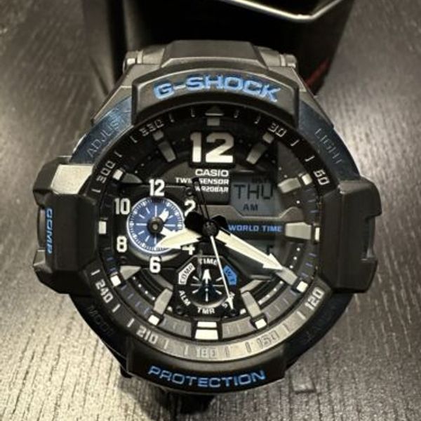 Casio G-Shock Black Men's Wristwatch - GA1100-2BCR (new Battery ...