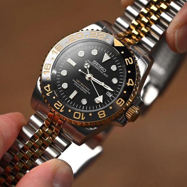 Seiko GMT Two Tone Mod | WatchCharts Marketplace