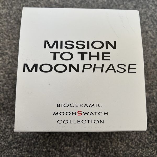 Swatch Omega Moonswatch Mission To The Moonphase White Snoopy Full Moon ...