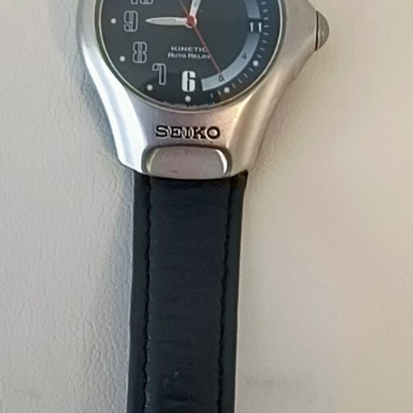 Rare SEIKO Kinetic Auto Relay Watch Jorg Hysek Design Auto Quartz 5J22-0A90 Read | WatchCharts ...