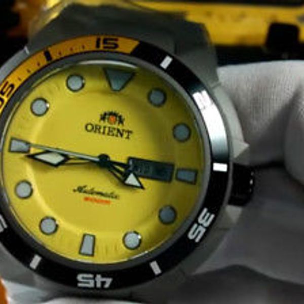 Orient Seatech FULL TITANIUM 469TI003 Sport Automatic Scuba Diver's W.R ...