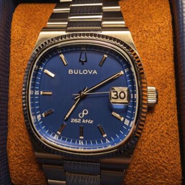 Bulova Watch Super Seville Precisionist Blue Dial 96B440 | WatchCharts ...