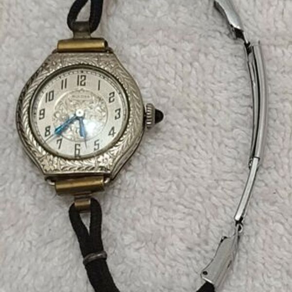 1920'S 1925 ANTIQUE BULOVA WOMEN'S 16 JEWELS 19K GOLD FILLED SWISS ...