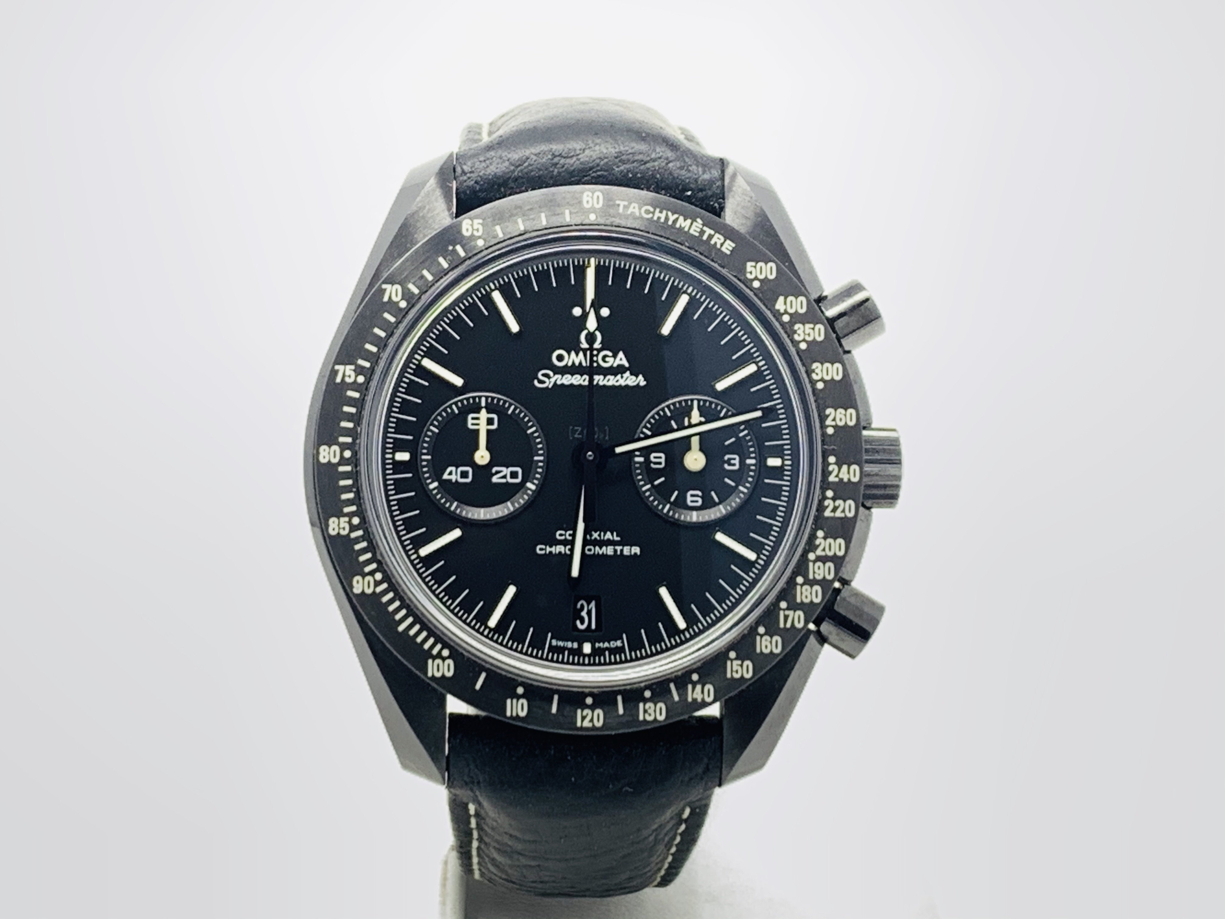 FS: Omega Speedmaster Dark Side of the Moon Pitch Black Co-Axial ...