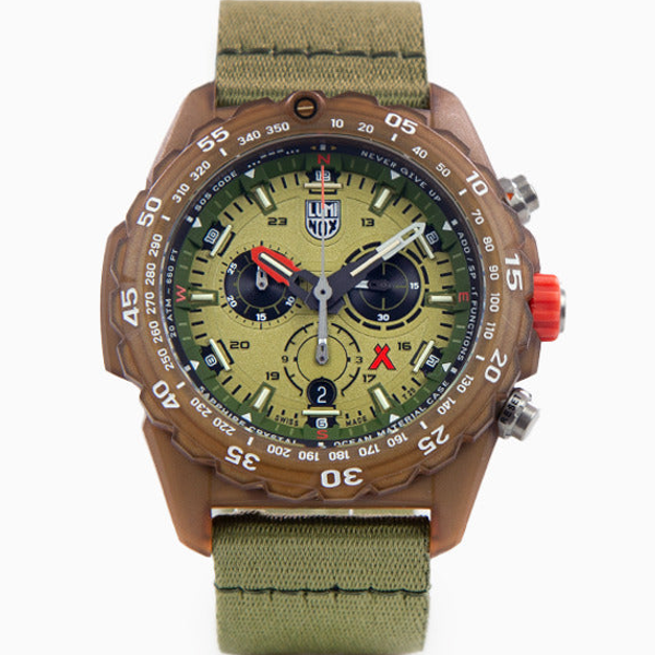Luminox Green Dial Sapphire Bear Grylls Survival Eco Series Watch XB ...