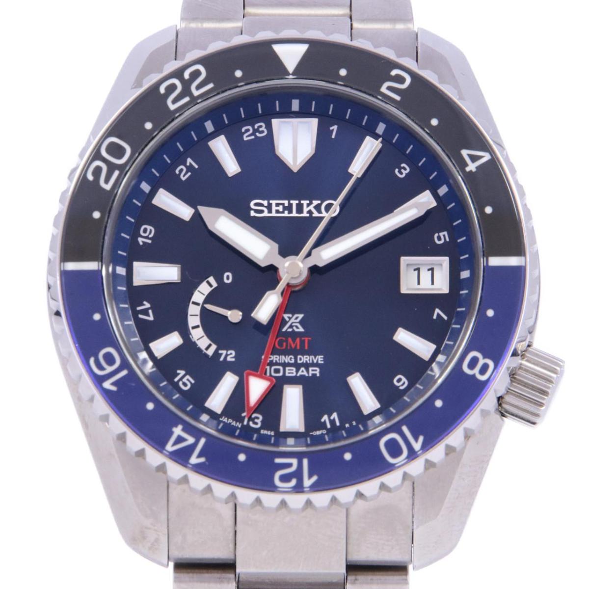 Seiko Prospex Spring Drive GMT 5R66-0BN0/SBDB031 TI automatic volume ...