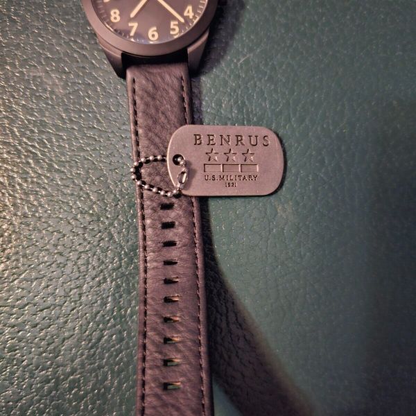 new benrus infantry military style black watch | WatchCharts Marketplace