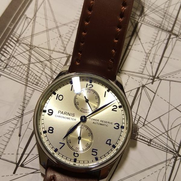SOLD: FSOT: Parnis chronometer power reserve | WatchCharts Marketplace