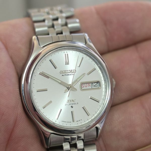 Vintage Original Seiko DX Stunning Silver Dial Auto 6309A | WatchCharts ...