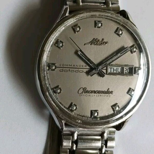 mido commander rare vintage watch men | WatchCharts Marketplace