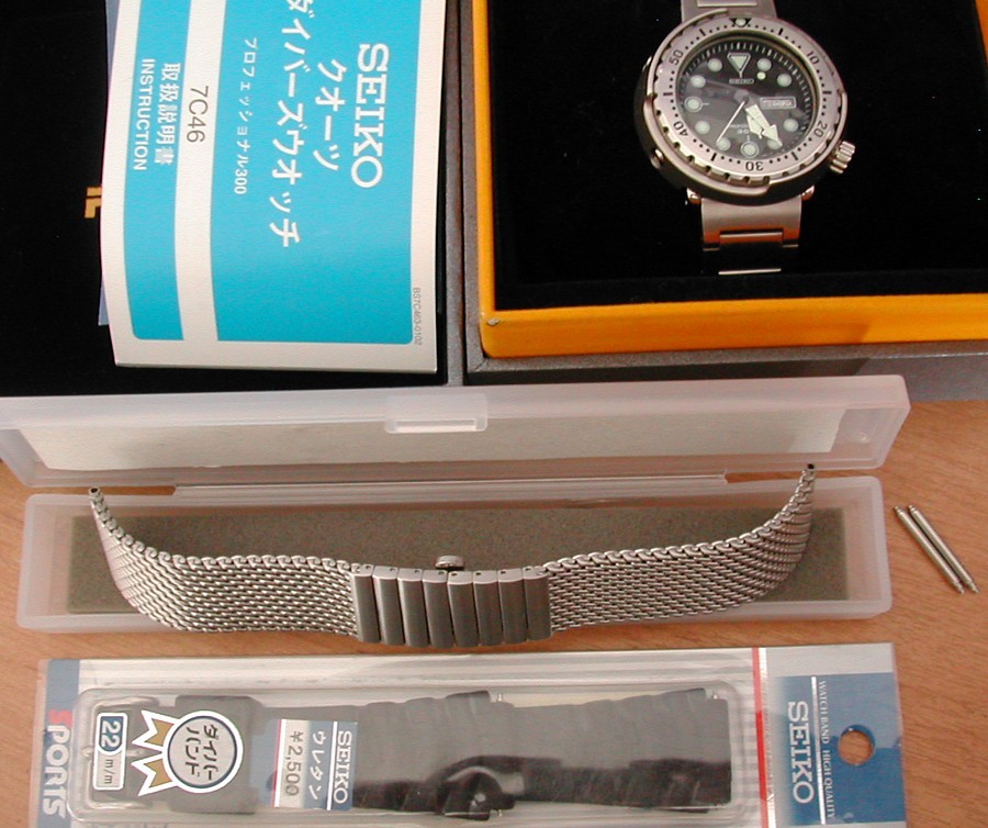 FS: Seiko Tuna , Boxes, Paperwork + additional bands. | WatchCharts ...