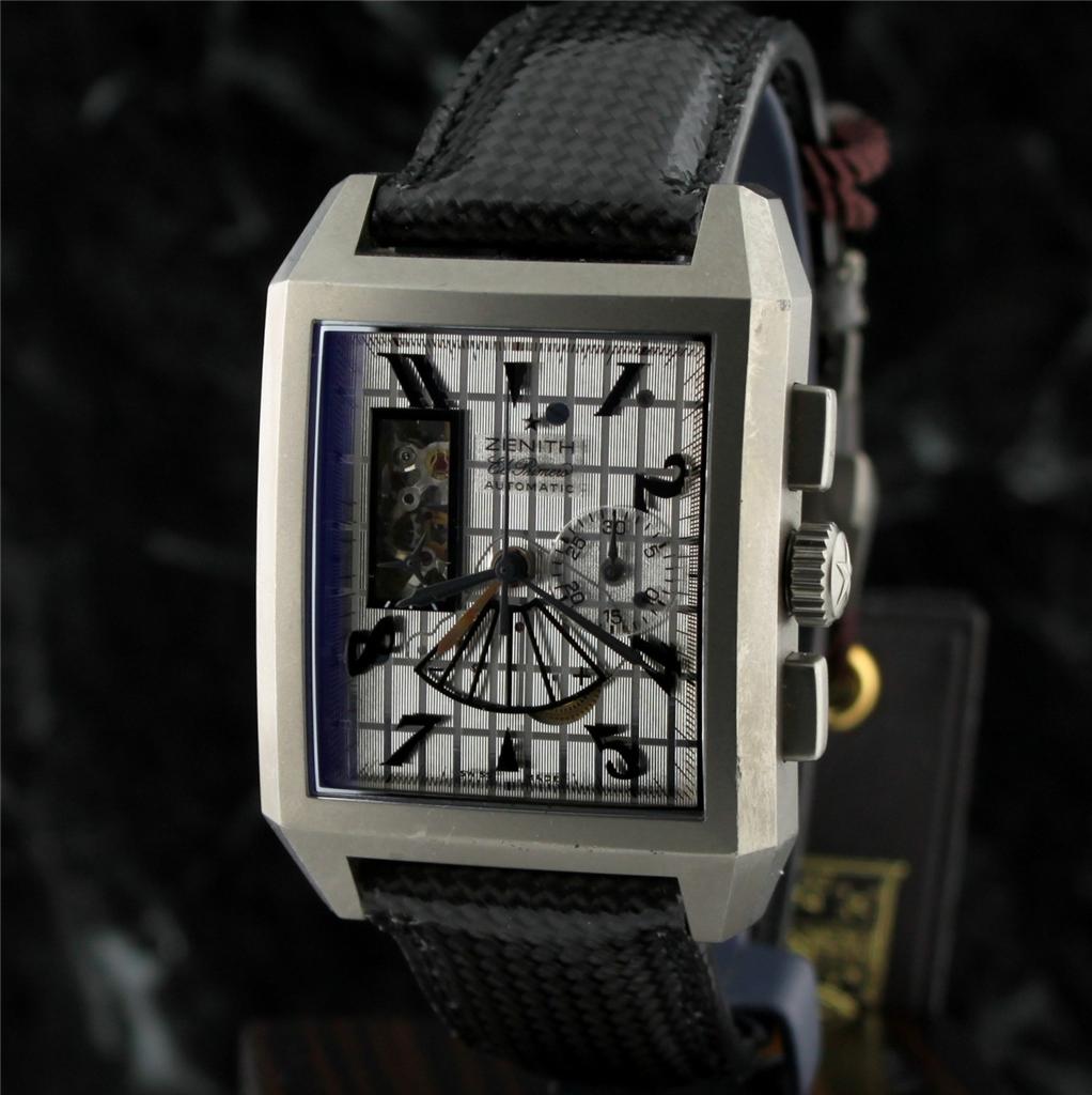 fs: Zenith Grande Port Royal OPEN CONCEPT Titanium EL PRIMERO ~ 95.0550 ...