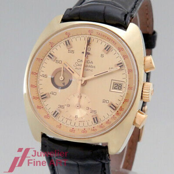 Omega Seamaster Chronograph Ref: 176.007 Cal.1040-Edelstahl/vergoldet ...