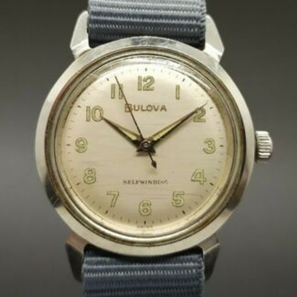 Vintage 1962 Bulova Jet Clipper Swiss cal. 11AFAC Self-Winding Men's ...