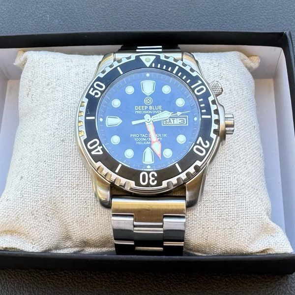 Deep Blue Pro Tac Diver 1000M Waterproof Quartz Watch Seiko Movement ...