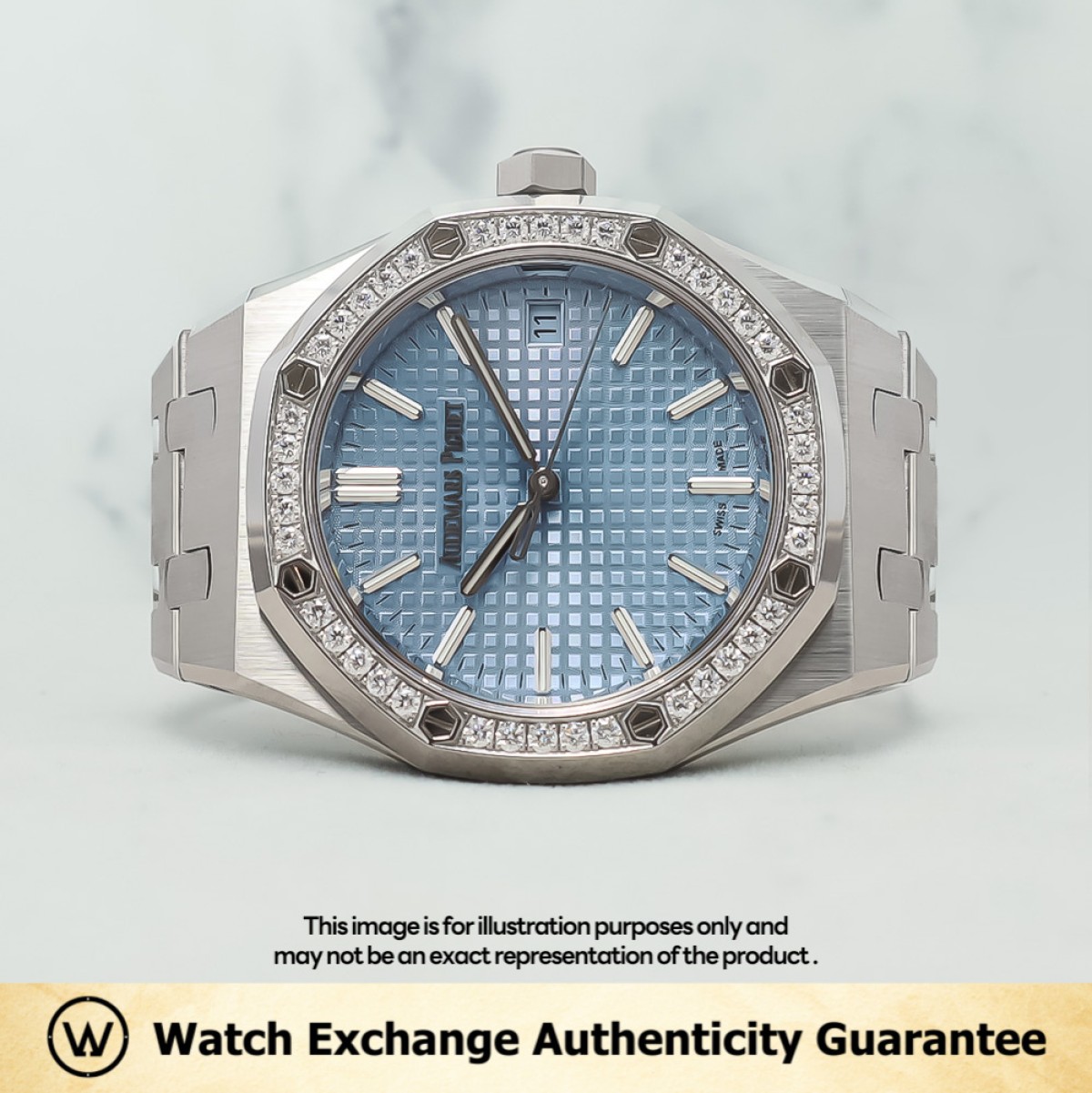 Audemars Piguet Royal Oak Selfwinding 37 Stainless Steel - Diamond ...