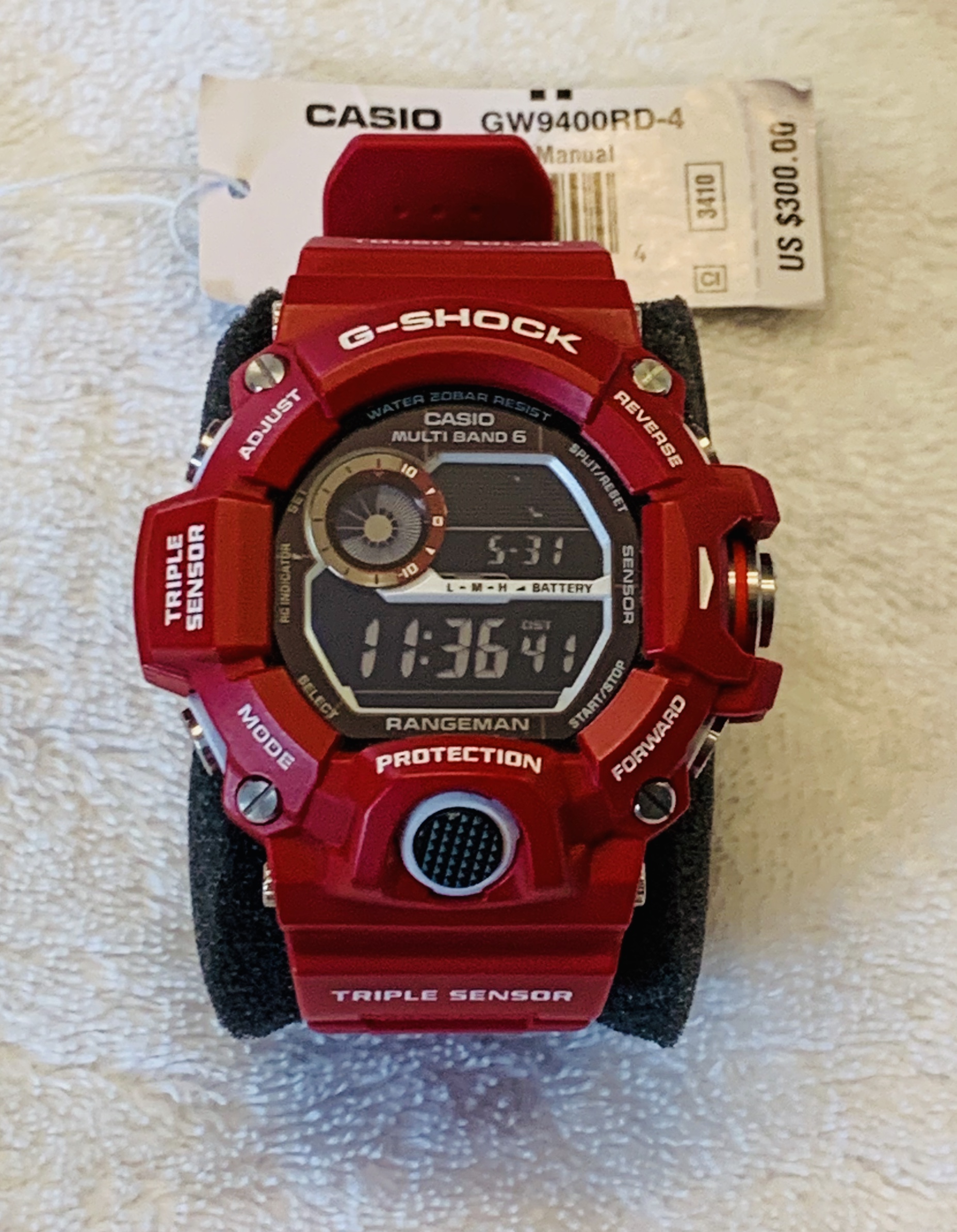 Casio G-Shock Rangeman GW-9400RD-4 | WatchCharts Marketplace