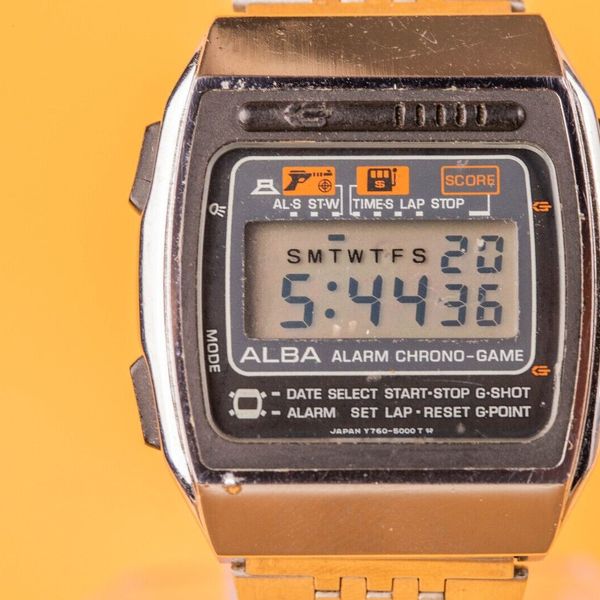 Seiko ALBA Y760-5000 Game Digital Mens Watch | WatchCharts Marketplace