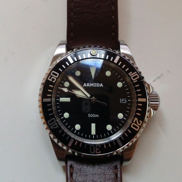 Armida A9 Black w/ Date (black date wheel!) | WatchCharts Marketplace