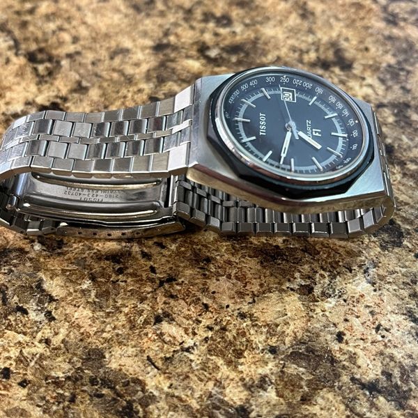 TISSOT F1 FORMULA ONE VINTAGE QUARTZ FORMULA 1 4J RUNNING ...READ ...