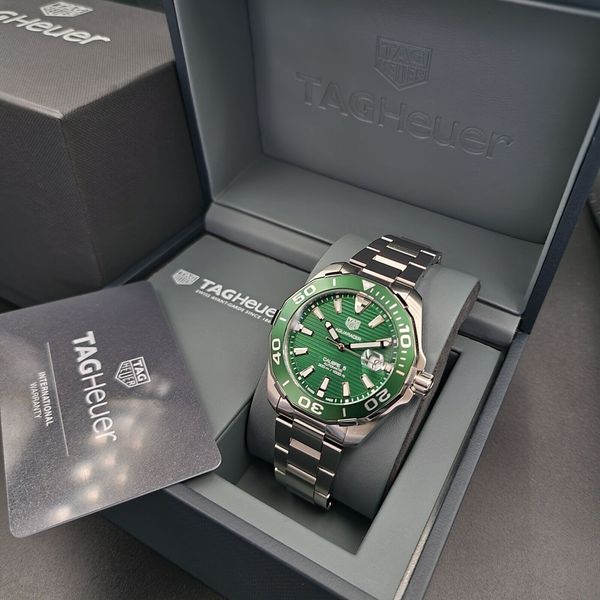 TAG Heuer Aquaracer Calibre 5 Automatic 'HULK' WAY201S.BA0927 - 2 Year ...