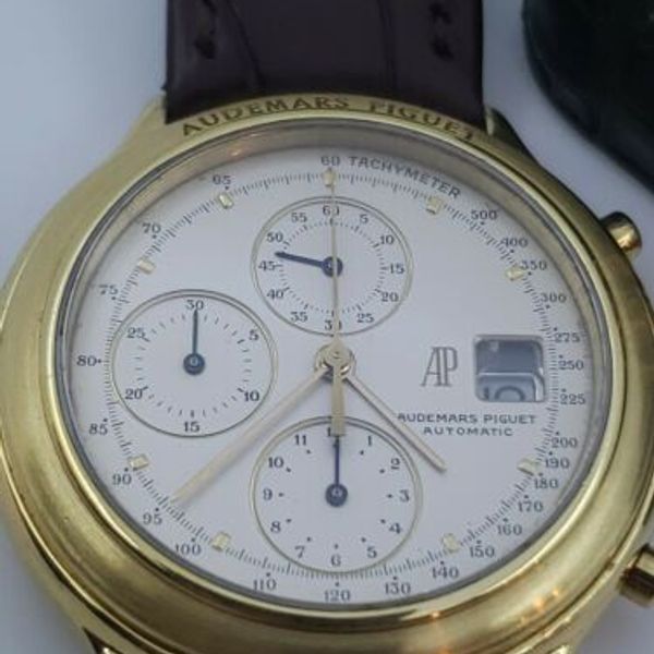 Audemars Piguet 40mm 18k Solid yellow Gold Chronograph Huitieme Watch ...