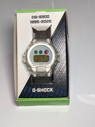 Casio G-Shock DW6900SP-7 Transparent Rainbow Skeleton 25th Anniversary ...