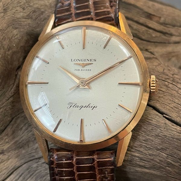 Longines vintage 18K gold Flagship watch with 30LS movement. Razor ...