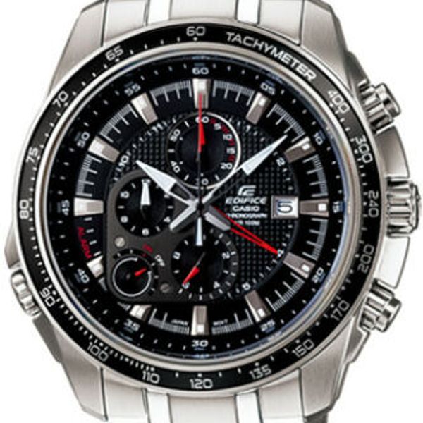 Casio Edifice EF-545D-1A Men's Chronograph Stainless Steel Band Analog ...