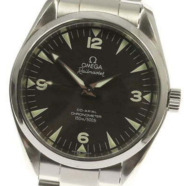 OMEGA Railmaster 2503.52 Black Dial Automatic Men's Watch_542628 ...