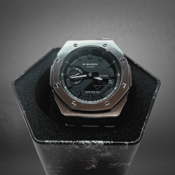 [WTS] CASIOAK CUSTOM G SHOCK FULL STAINLESS STEEL 170$+SHIPPING ...