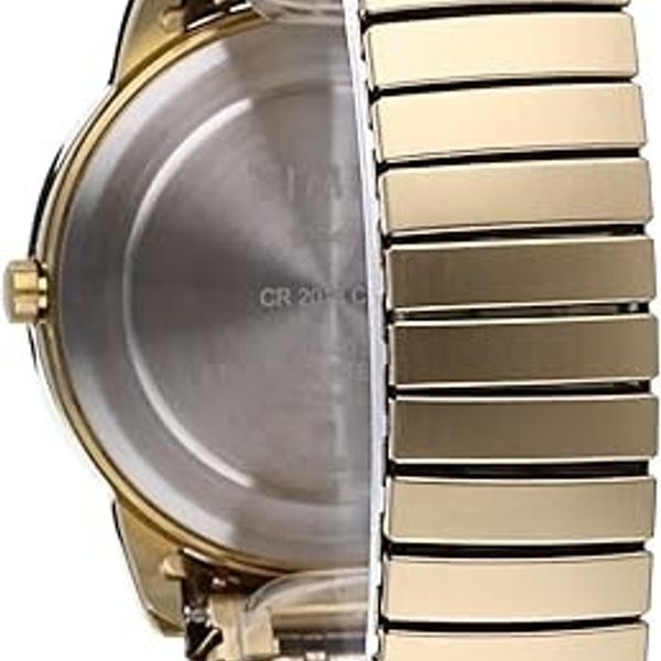 Timex Mens watch T20471 Easy Reader Gold Tone Stainless Steel Expansion ...
