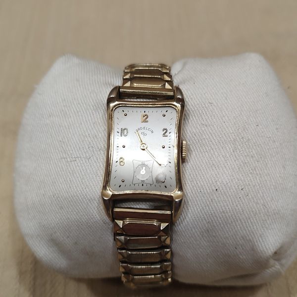Vintage 1951 Men's Lord Elgin 21j 15/0s USA 14K GF Wristwatch Parts Or ...