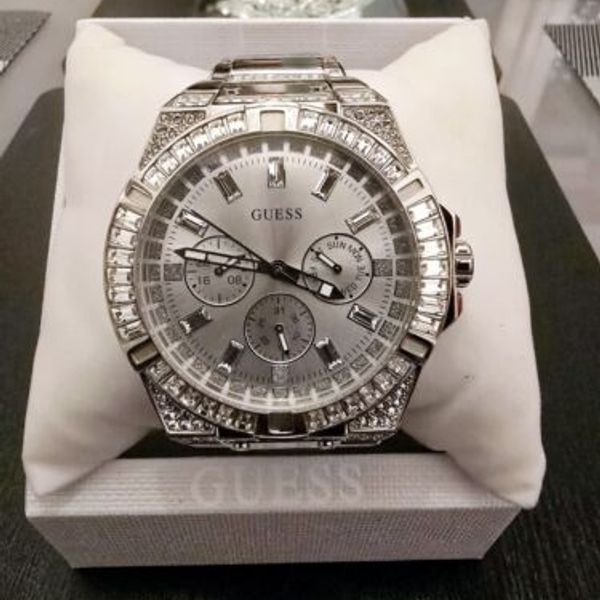 Guess Mens Zeus Watch Silver GW0209G1 | WatchCharts Marketplace