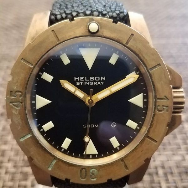Helson stingray, bronze 47mm | WatchCharts Marketplace
