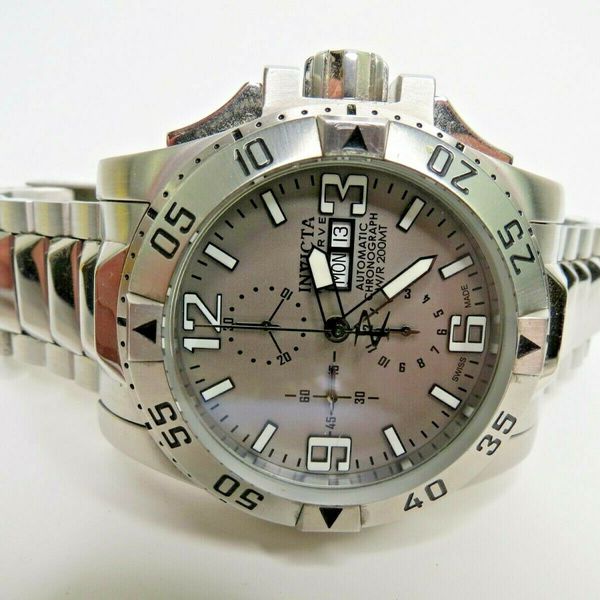 Invicta Reserve Excursion Automatic Chronograph Men's Watch SW500 50mm ...
