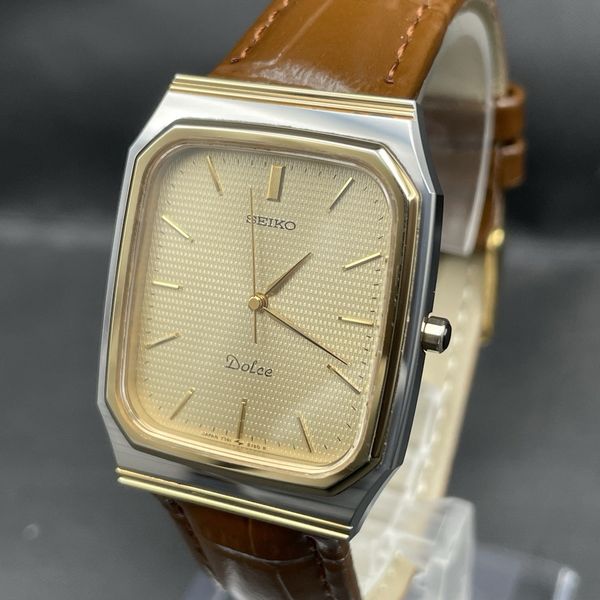 [Near MINT] Vintage Seiko Dolce 7741-5130 Gold Silver Quartz Men's Watch Japan | WatchCharts ...