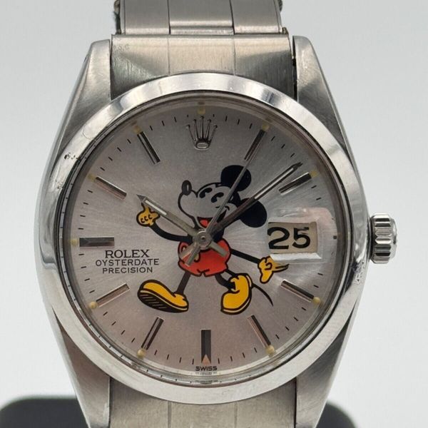 rolex precision oysterdate precision 6694 mickey mouse | WatchCharts Marketplace