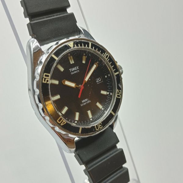 1980's Vintage Divers Timex Men's Watch 50 Meters | WatchCharts Marketplace