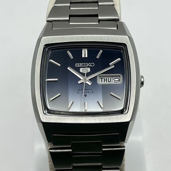 vintage Seiko 5 6319-5021 Automatic 21 Jewels Day/Date Menâ s ...
