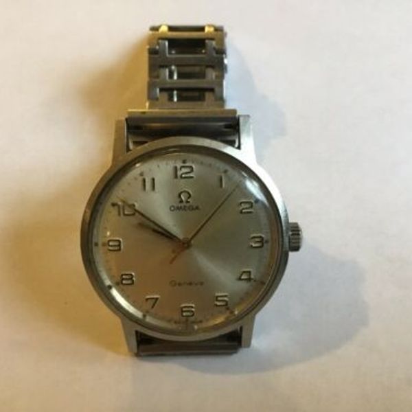Vintage Omega Geneve Watch Rare Arabic Dial Numbers | WatchCharts