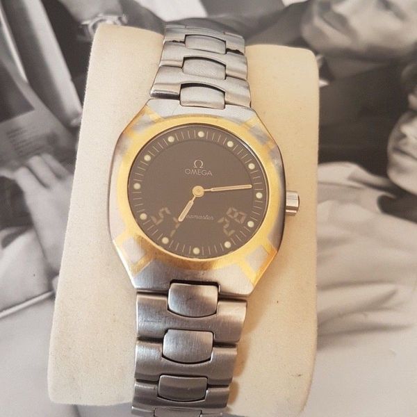 Vintage Omega Seamaster POLARIS Quartz Multi-Functions Strap Titanium ...