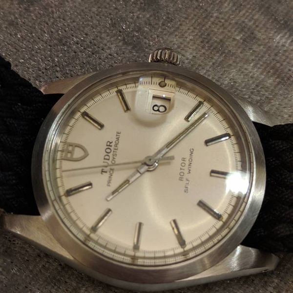 FS Tudor Prince OysterDate White / Silvery Dial Ref# 90500 Circa 1979 ...