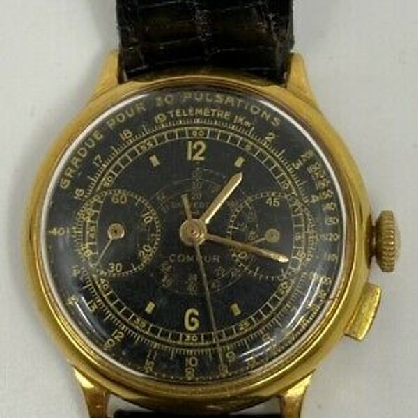 UNIVERSAL GENEVE 18k COMPUR WATCH | WatchCharts