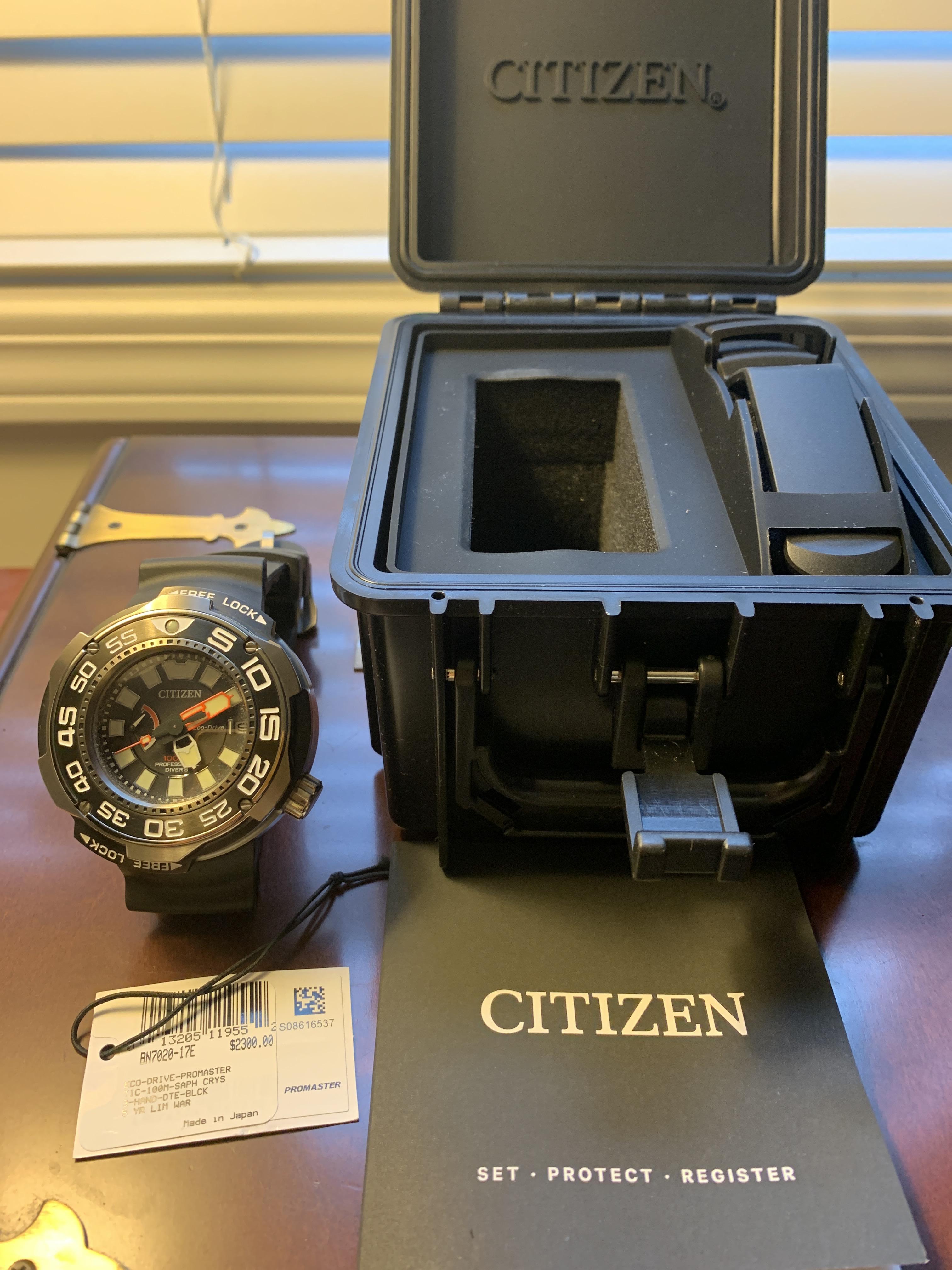 FS: Citizen BN7020-17E 1,000m Promaster | WatchCharts Marketplace