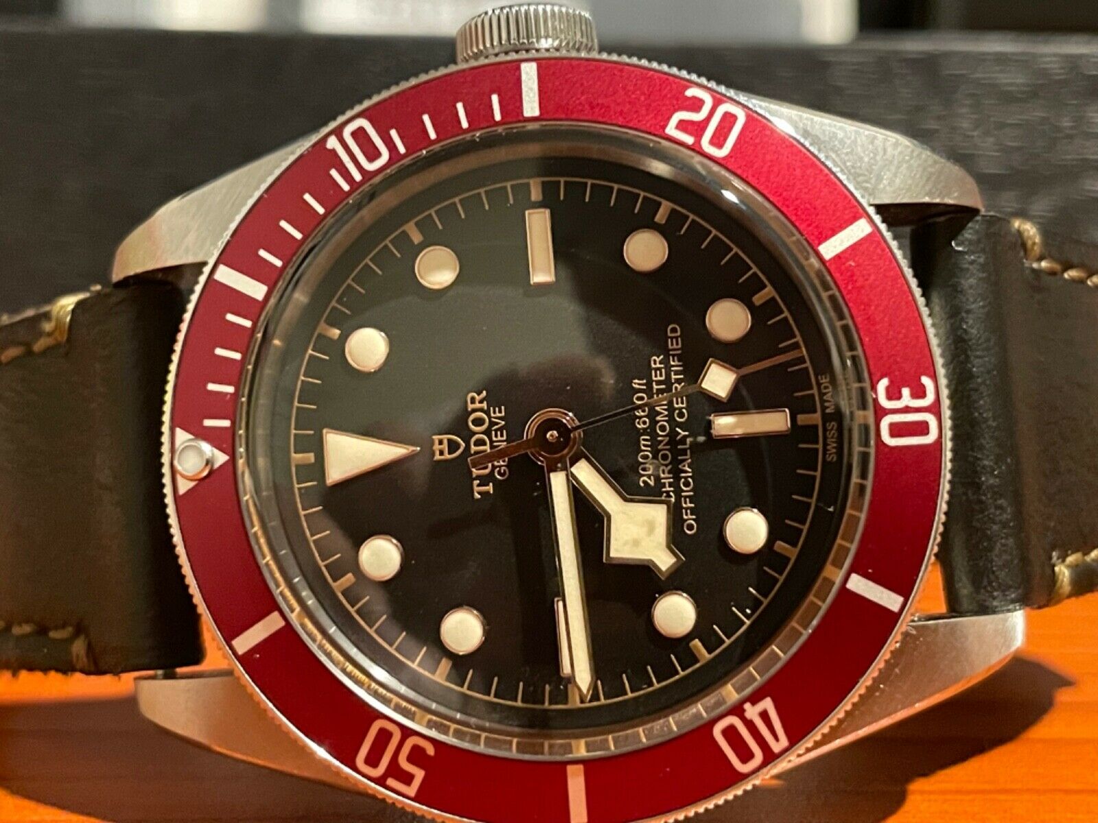 TUDOR Black Bay Men's Black Watch Red Bezel - 79230R - Complete Set ...